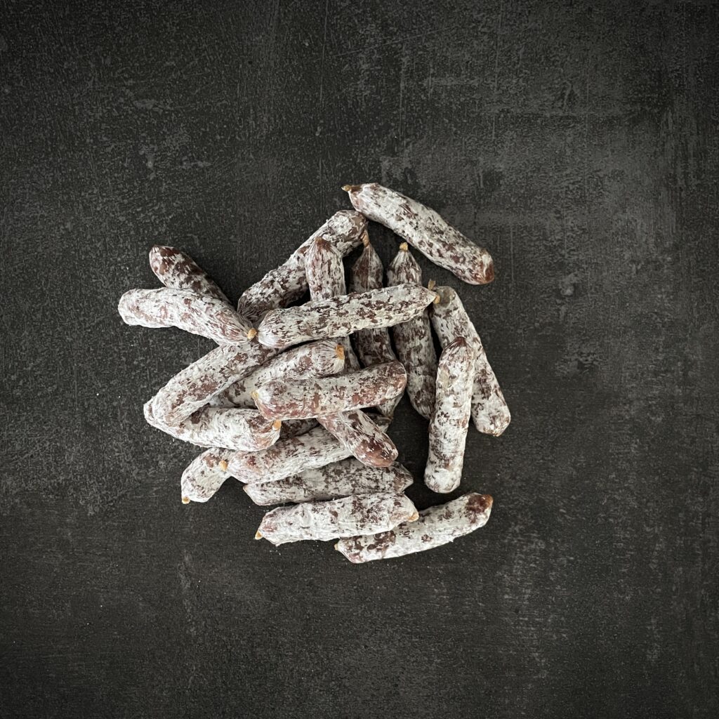 Dried Saucissons Sec (Mini) with Olive - Le Batistou - La Ferme Black ...